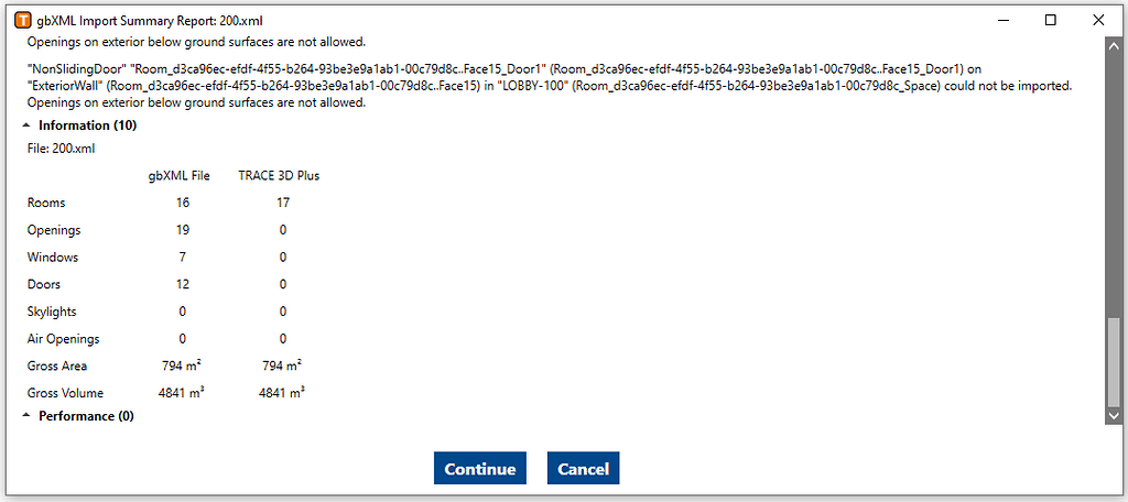 Apertures and doors don't appear in Tarce 3D Plus using the gbXML file - Revit Plugin ...