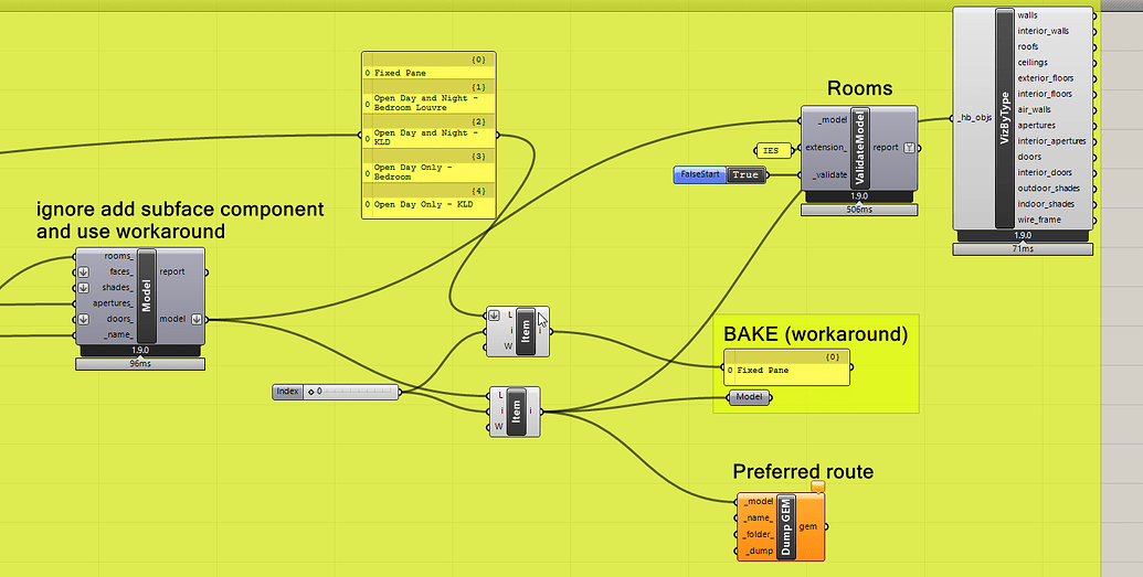 Pollination model export as IESVE gem behaving differently to the DUMP ...