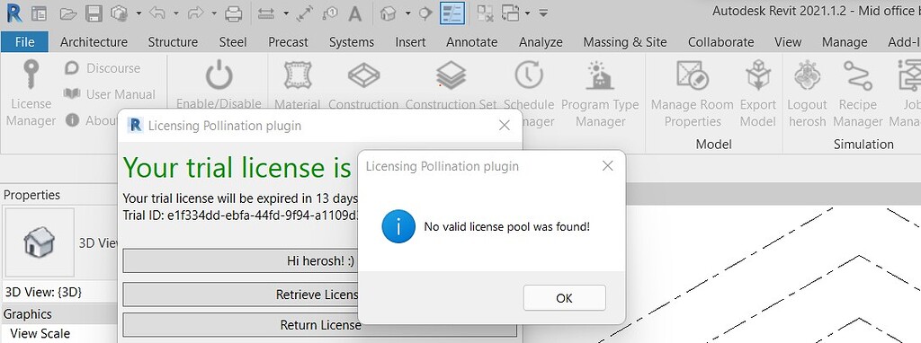 License pool revit-plugin - Revit Plugin - Pollination Discourse