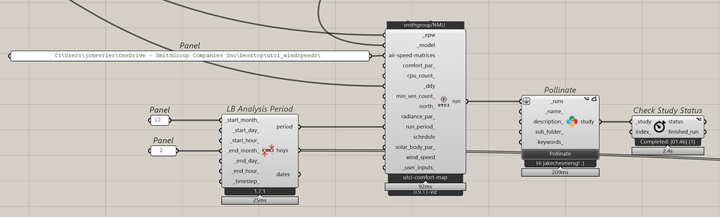 UTCI recipe failing... no wind speeds matrix uploading - Recipes - Pollination Discourse