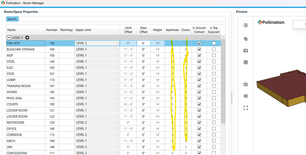 Apertures and doors are not assigned to rooms after updating the Revit plugin to Jan 2025 ...