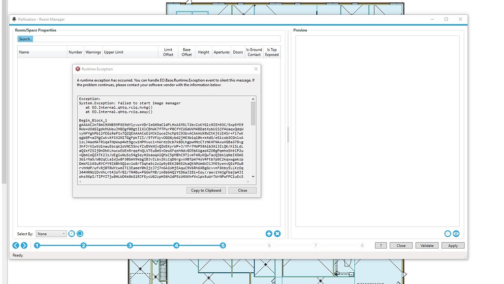 Failed to start image manager runtime error - Revit Plugin ...