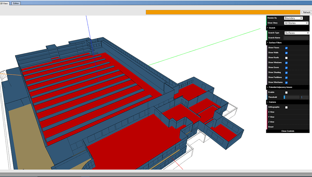 Internal surfaces are all exported as outdoors - Revit Plugin ...