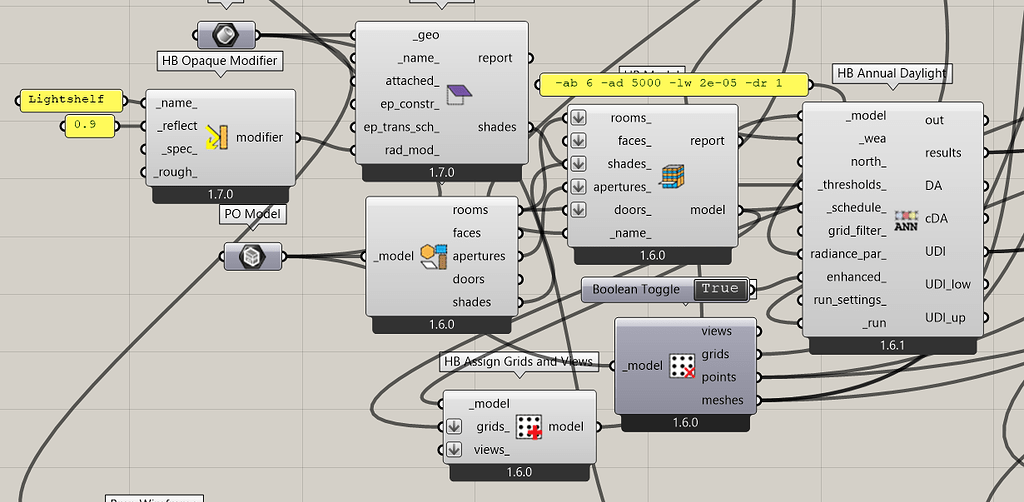 Lightshelf effect on daylight analysis result - Grasshopper Plugin ...