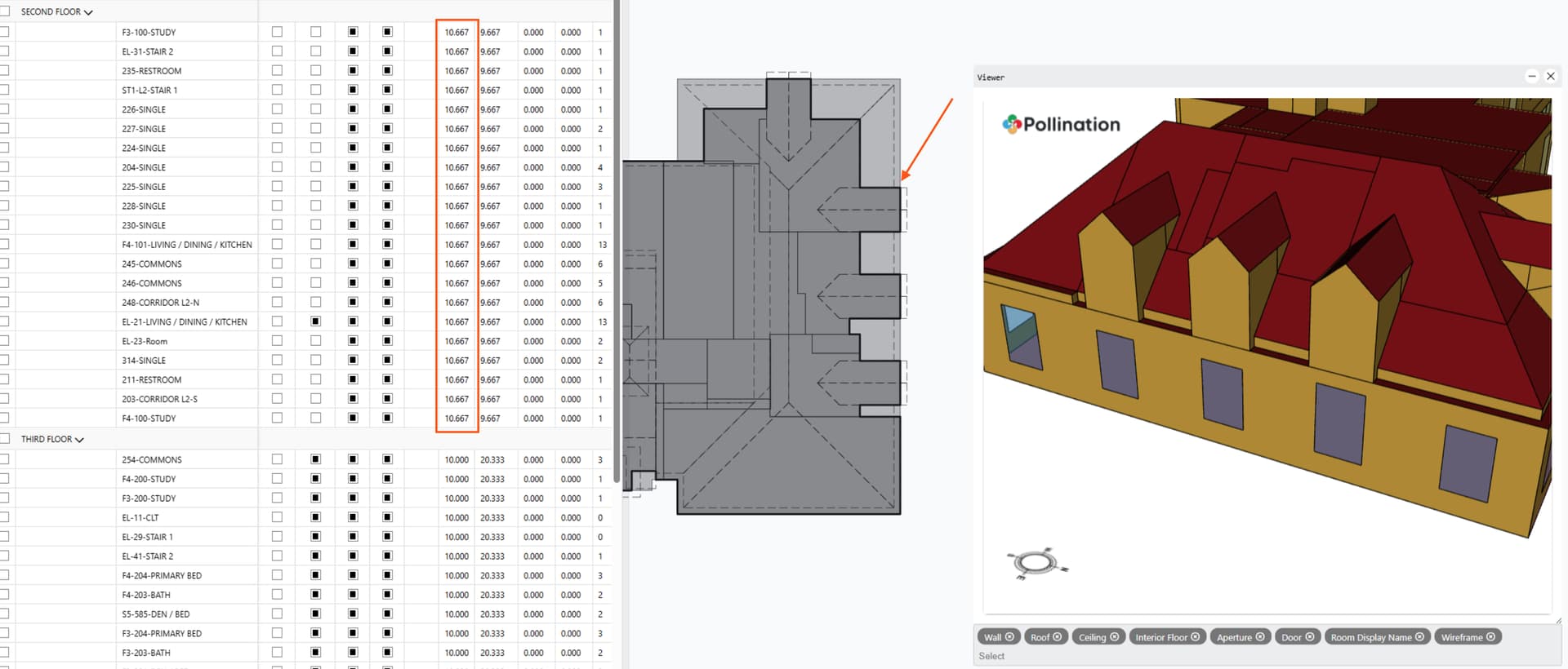 Revit roof is not showing in Pollination correctly - Revit Plugin - Pollination Discourse